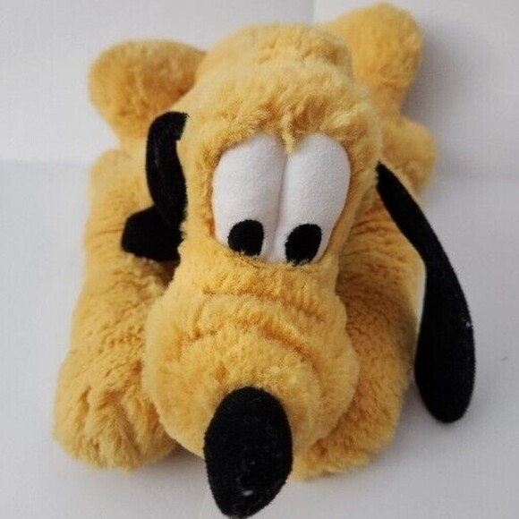 Disney | Toys | Disney Parks Pluto Plush Stuffed Animal Yellow Dog ...